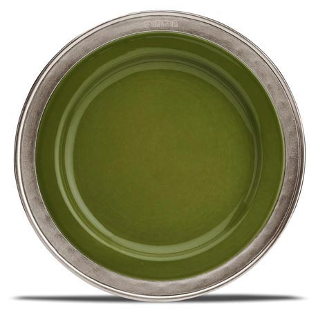 Convivio Dessert plate - Green cm Ø 22– COSITABELLINI